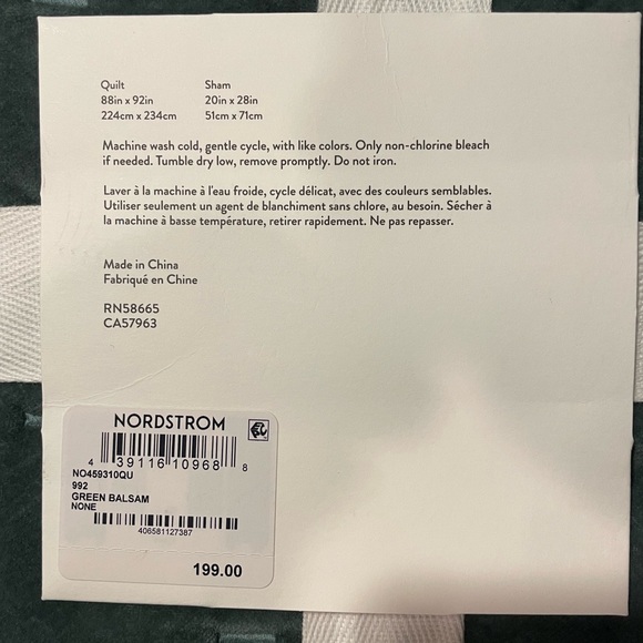 Nordstrom | Bedding | Nordstrom Velvet Dream Quilt Set | Poshmark